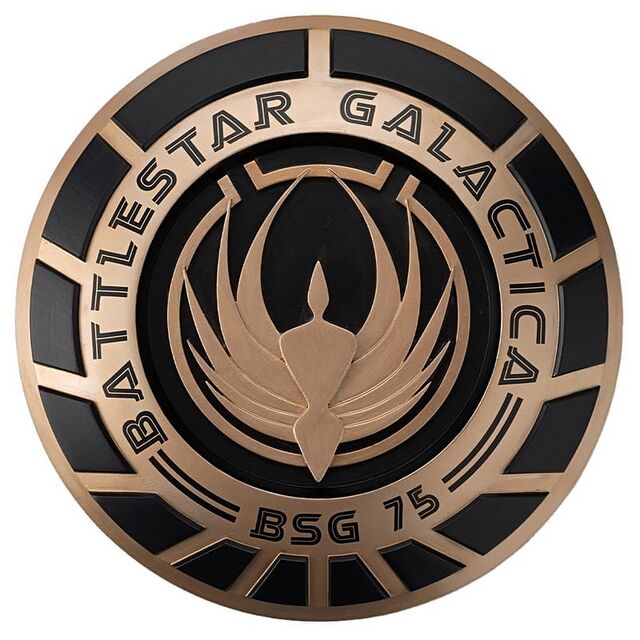Battlestar Galactica Colonial Seal Plaque (Eaglemoss) - Battlestar Wiki