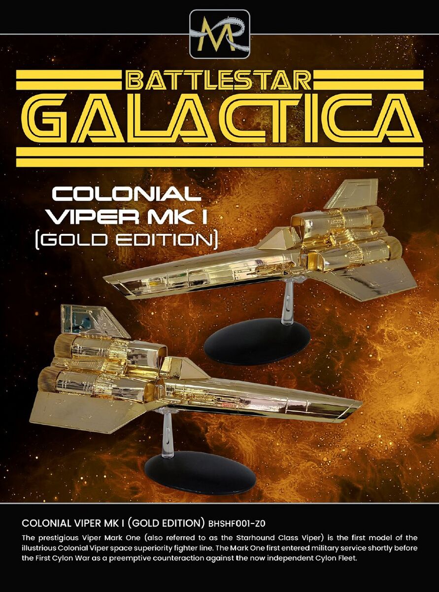 Gold Viper Mark I (Eaglemoss) - Battlestar Wiki
