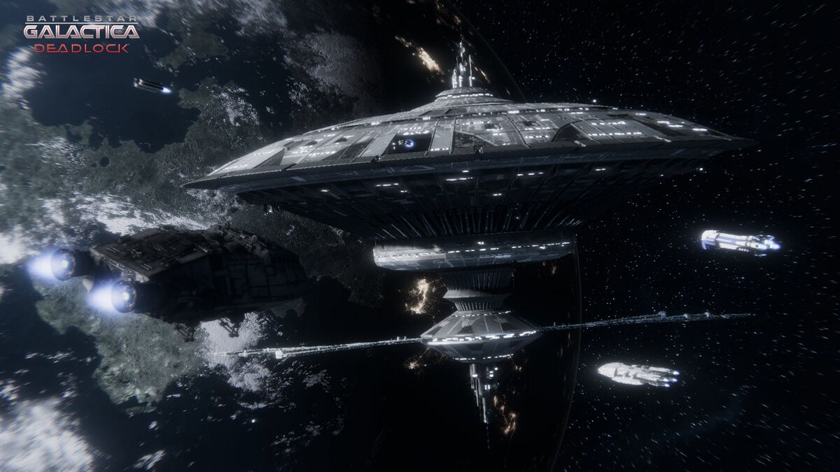New Cylon Space Station Image Battlestar Galactica War Battlestar