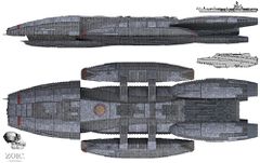 Galactica type battlestar - Battlestar Wiki